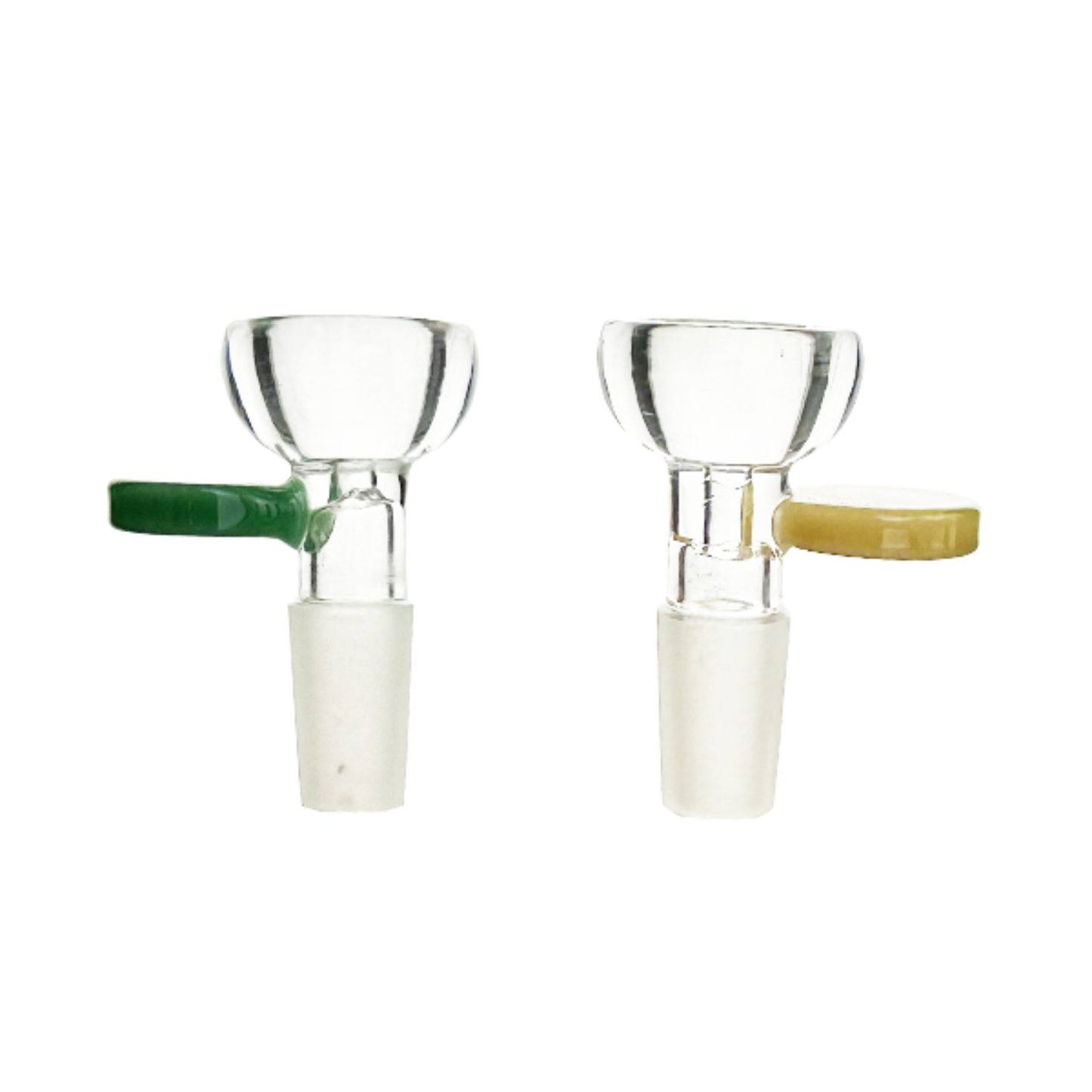 Ultimate 14mm Glass Cone Piece with Colored Coin Handle – Hydro Hub
