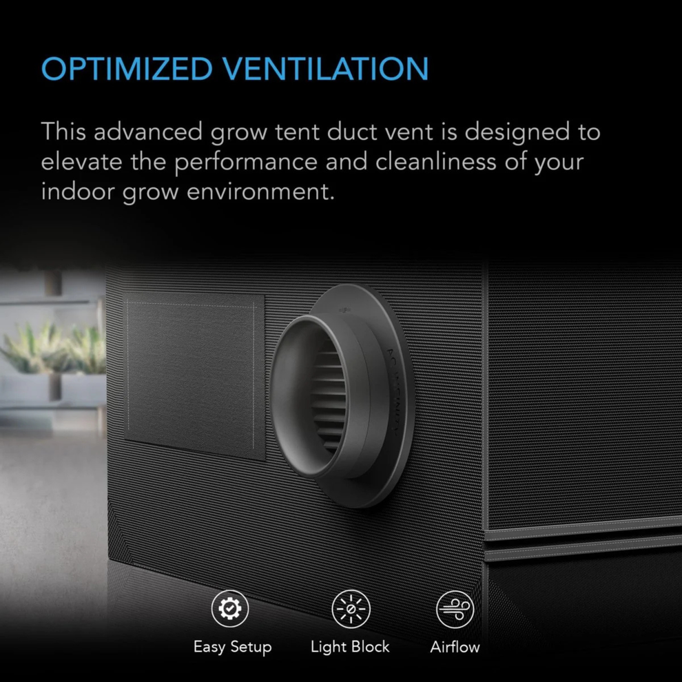 AC Infinity - Grow Tent Duct Vent Attachment 8 inch – Hydro Hub
